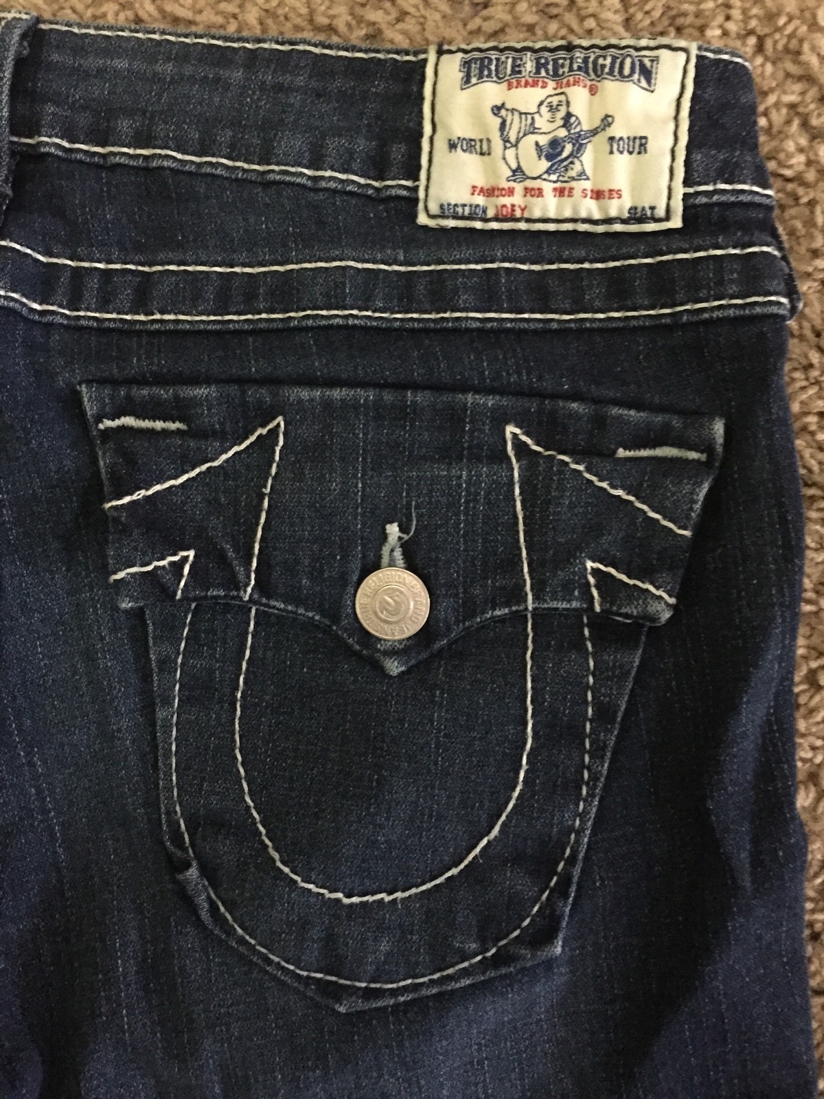 TRUE RELIGION BRAND JEANS JOEY TWISTED FLARE PANTS DA… - Gem
