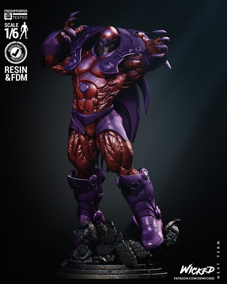 Onslaught Model Kit | Marvel 3D Resin Printed Statue | Unpainted ...