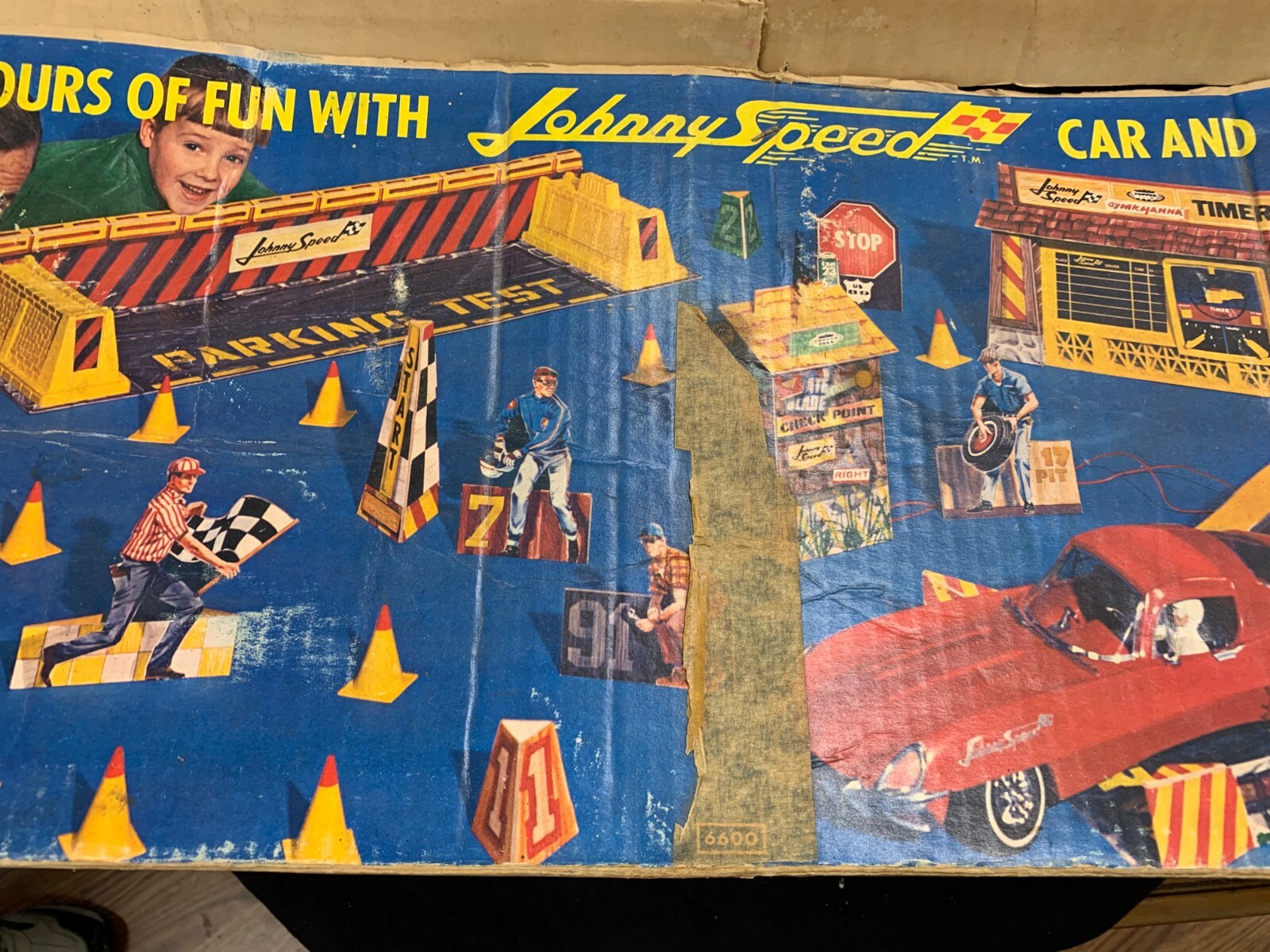 Vintage Topper Toys Johnny Speed Large Scale Remote Control Car in ...