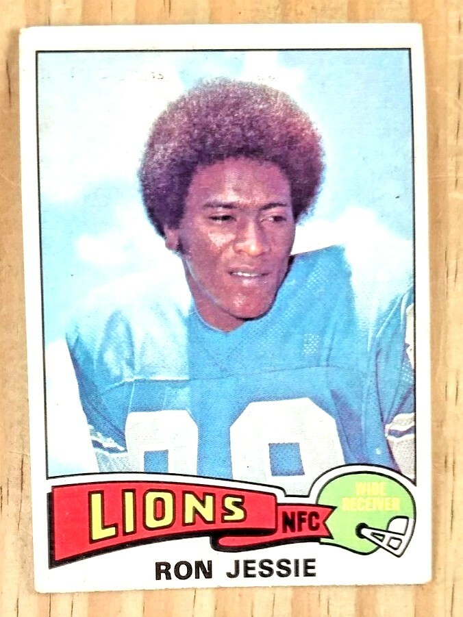 1975 TOPPS RON JESSIE CARD#253 DETROIT LIONS LOS ANGELES RAMS KANSAS | eBay
