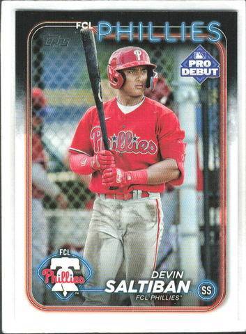 2024 Topps Pro Debut Devin Saltiban #PD-179 FCL Phillies | eBay