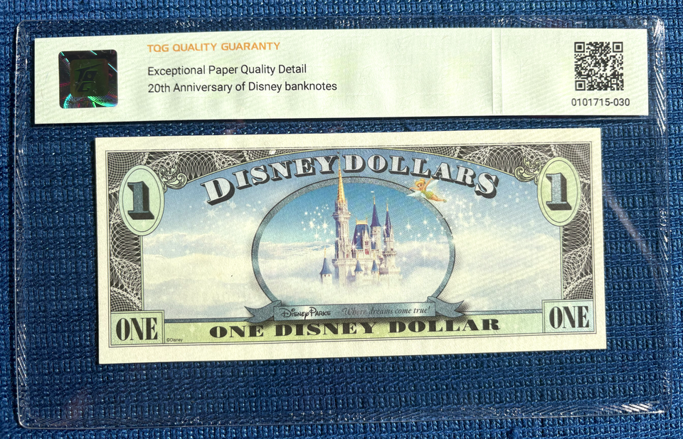 2007 $1 Disney Dollars Ariel The Little Mermaid TQG 66 EPQD Series A ...