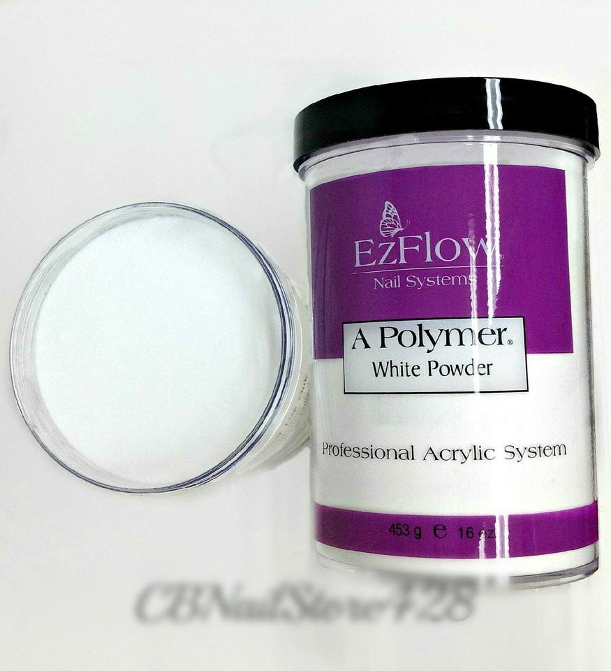 Ezflow - Polymer Acrylic Nail Powder 16oz/453g - Choose Your Color | eBay