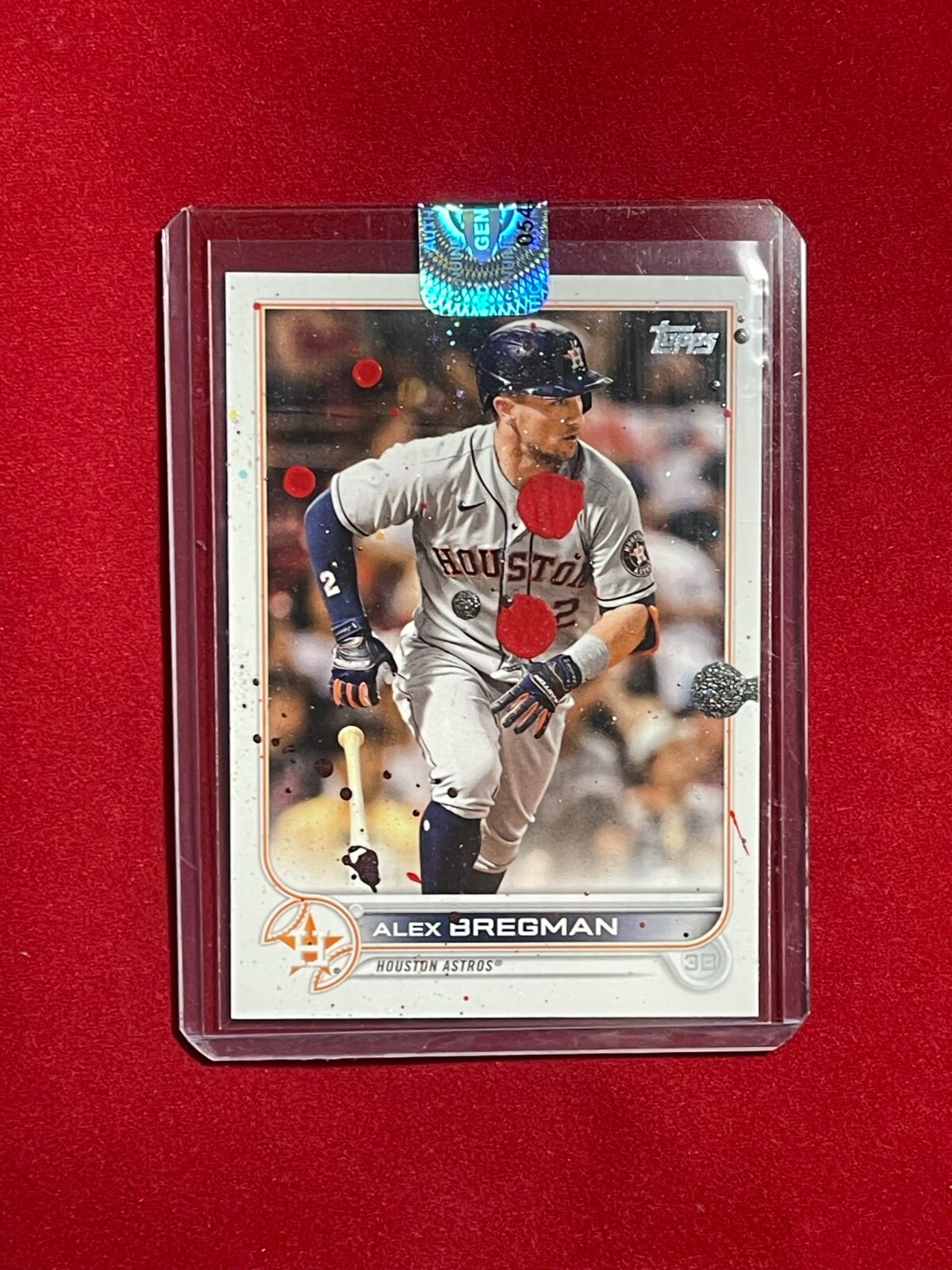 2023 John Rudolph Signed Holo Auto Art Card Alex Bregman Unique 1/1 | eBay
