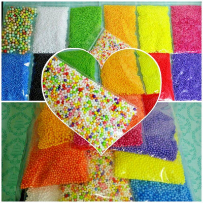 SLIME-KIT-DIY-CRUNCHY-Set of 13 Colors STYROFOAM-FLOAM-BEADS~USA | eBay