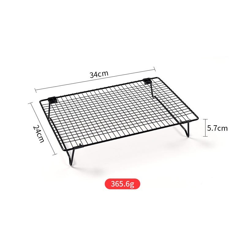 Cake Cooling Rack Non-stick Coating Iron Construction Space-saving ...