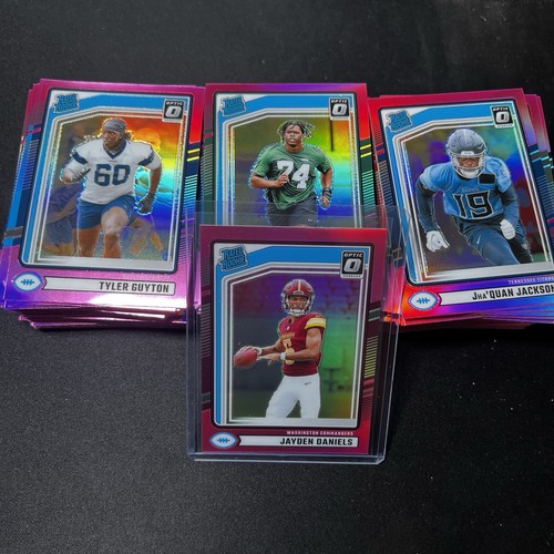 2024 Donruss Football Pink Optic Rated Rookie 301-400 You Pick Complete ...