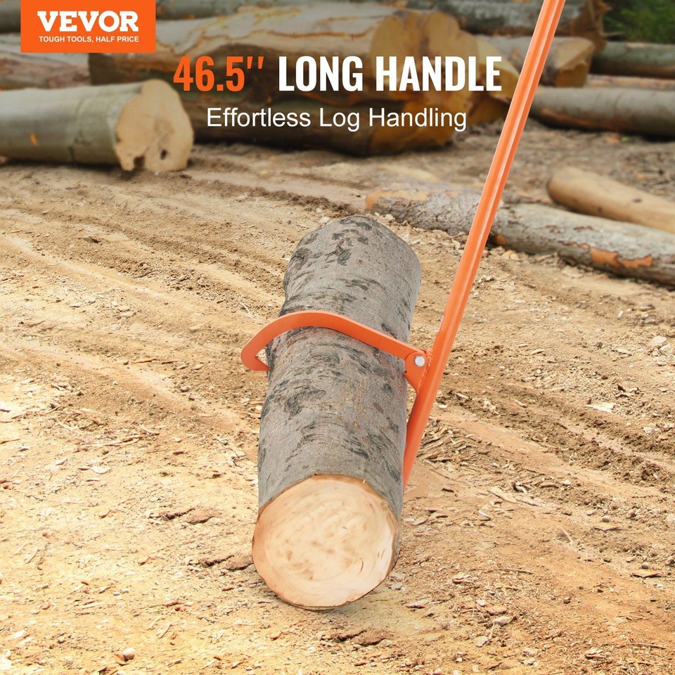 46.5in Heavy Duty Steel Cant Hook Log Roller Tool for Forestry ...