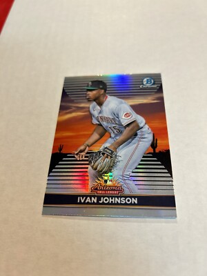 2022 BOWMAN CHROME IVAN JOHNSON ARIZONA FALL LEAGUE #AFLS-3 REDS | eBay