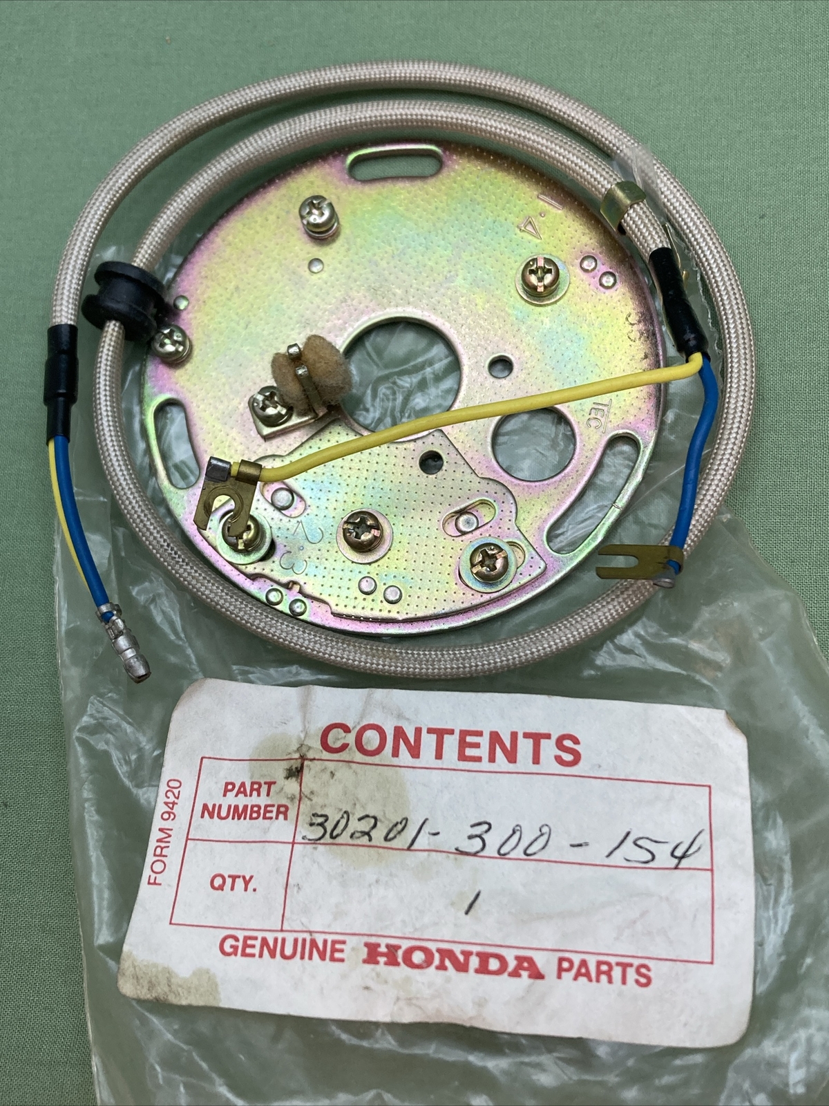 NEW GENUINE HONDA 30201-300-154 PLATE, POINT BASE | eBay