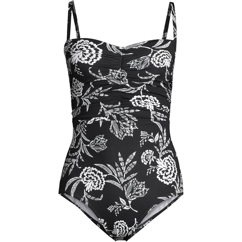 LANDS' END ONE PIECE TUMMY CONTROL SWIMSUIT | eBay