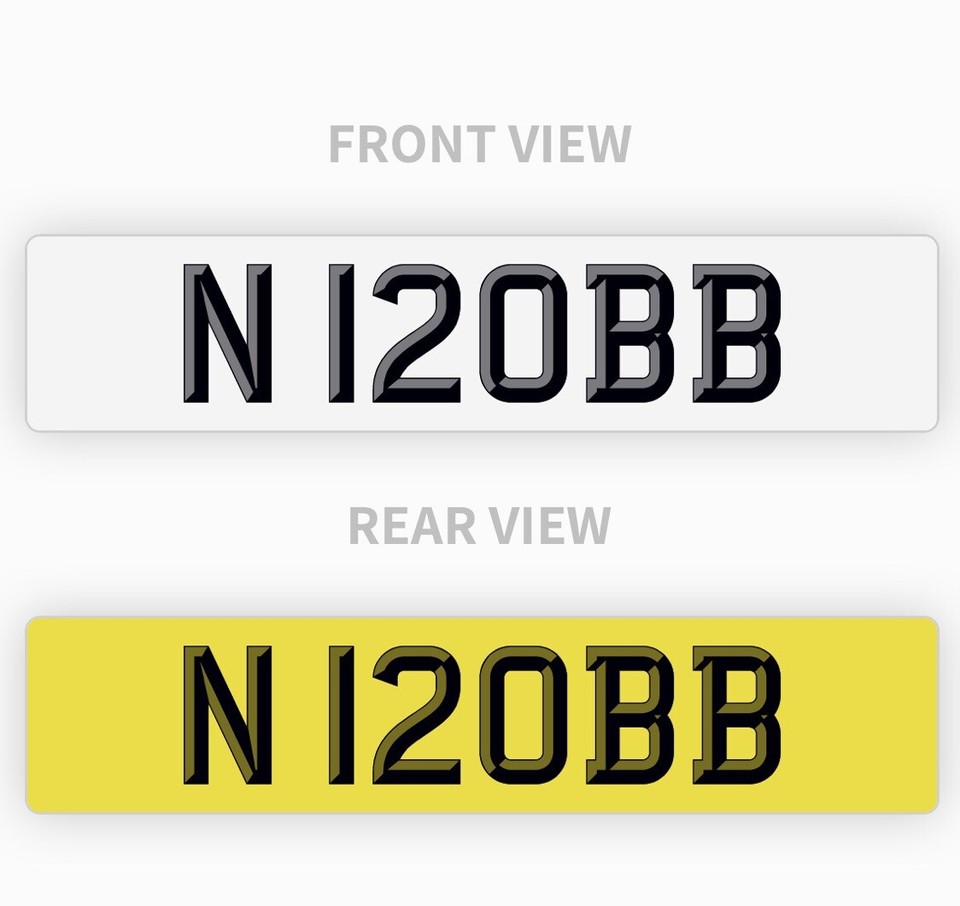 Private Number Plate ROB ROBB Robert Funny Rude Reg Short Reg Cool Neil ...