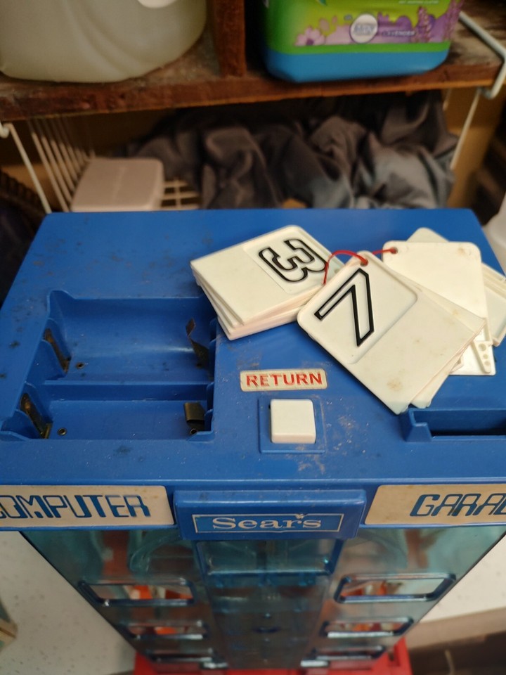 Vintage 1960’s Redline Sears Computer Parking Garage + Box | eBay