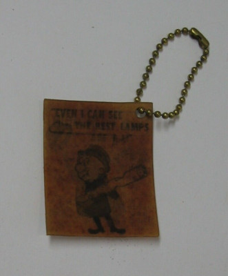 Mr. Magoo General Electric 1961 Key Chain & 3D Tag Card- GE's Bulbs are ...