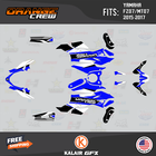 Graphics Kit for YAMAHA FZ-07 MT-07 (2015-2017) Orange-crew - Blue | eBay
