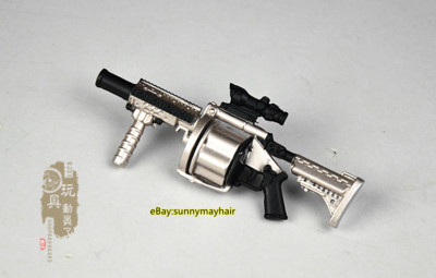 1/12 Weapon Props Mini Grenade Launcher Gold Model For 6"Figure Toy ...