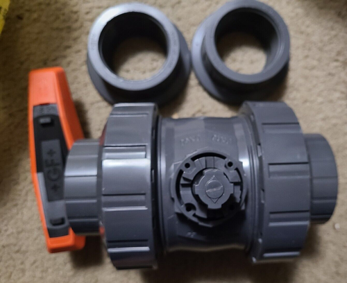 2 INCH DN50 PVC BALL VALVE GF Type 546 Pro PVC-U 232psi | eBay