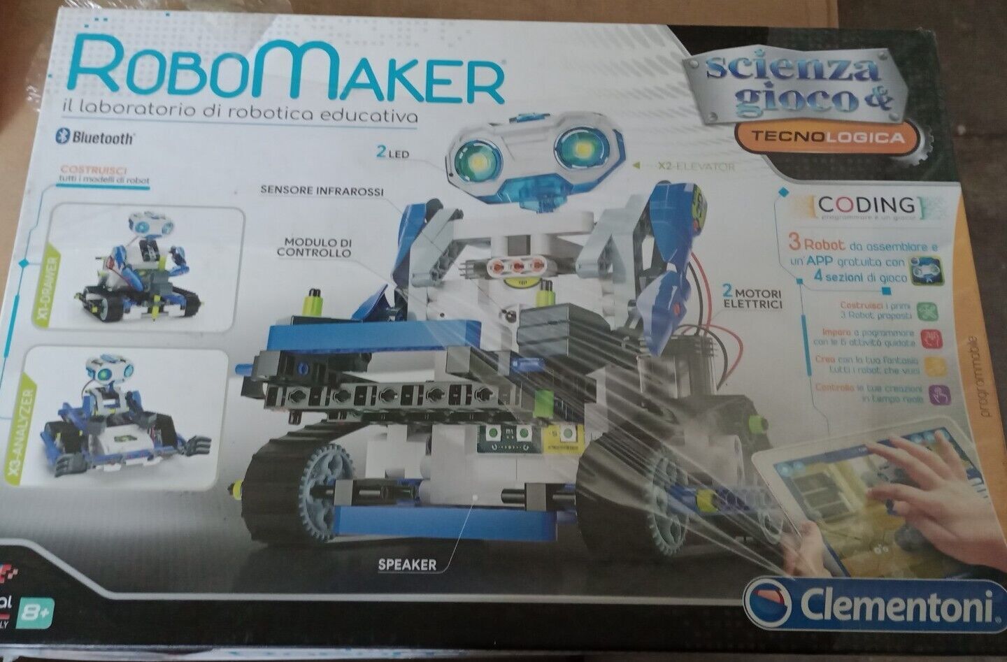 Clementoni - Robomaker Kit E Flatbed Robot Toy Interactive | eBay