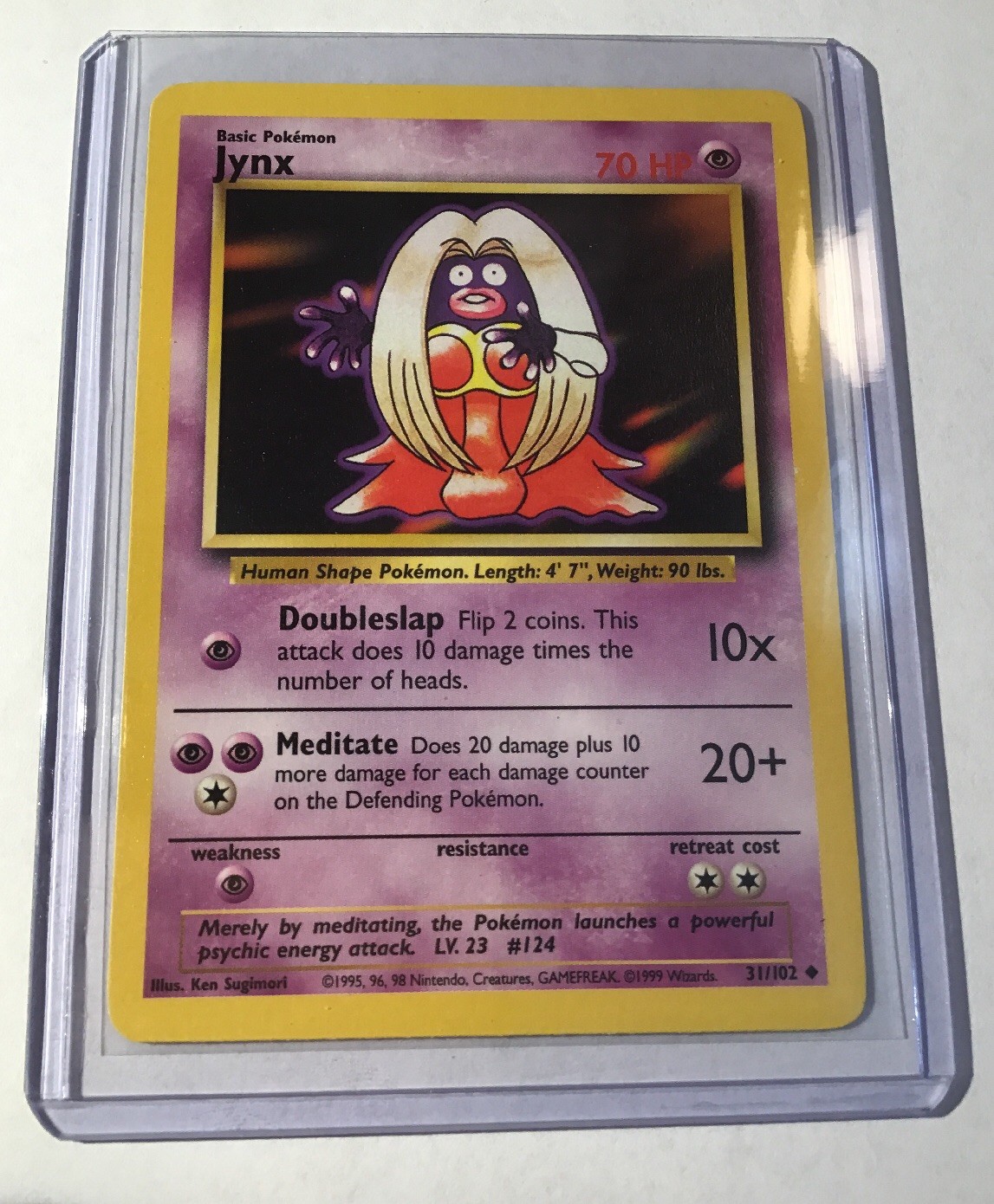 JYNX - Base Set - 31/102 - Uncommon - Pokemon Card - Unlimited Edition ...