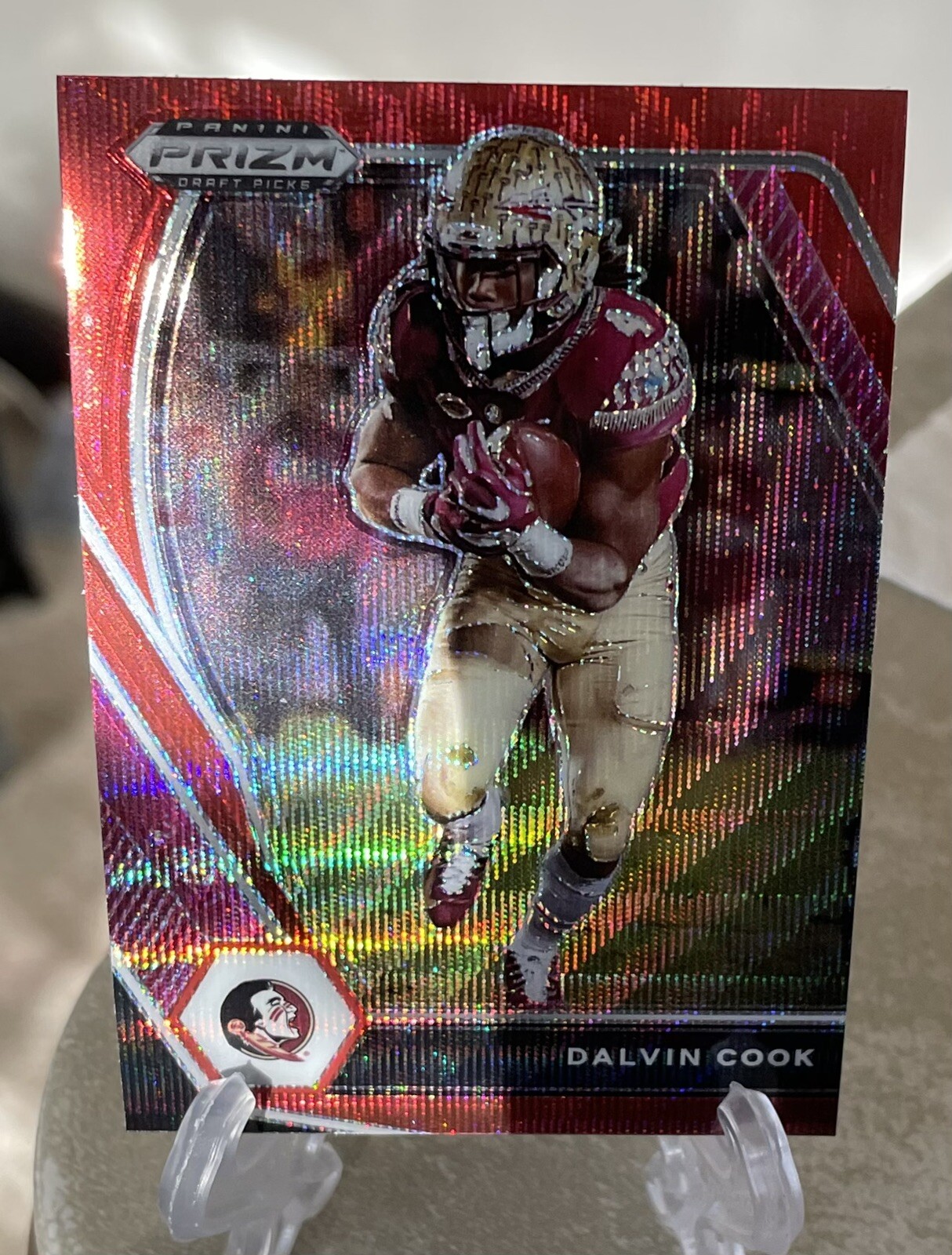 2021 Prizm Draft Picks Dalvin Cook RUBY WAVE PRIZM #83 FSU/Ravens ...