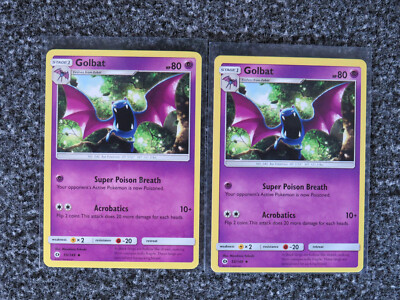 Pokemon: Golbat SM Base Set (x2) | eBay