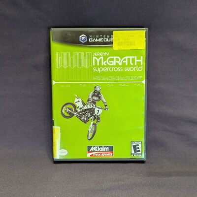 *TESTED* Jeremy McGrath Supercross World (Nintendo GameCube Video Game ...