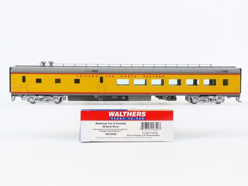 HO Scale Walthers 932-9544 CNW "UP Scheme" ACF 48-Seat Diner Passenger ...