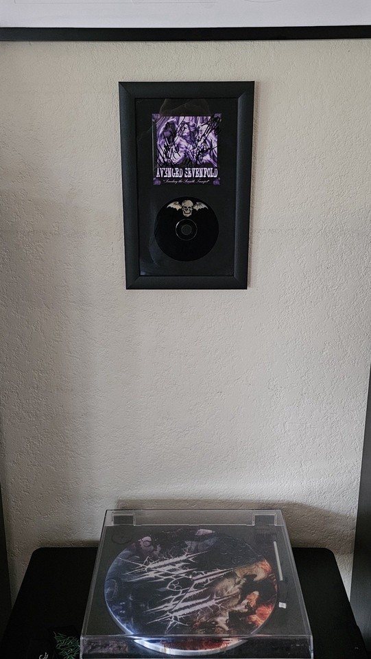 Avenged Sevenfold A7x Autographed Cd, Entire Band Including The Rev | eBay