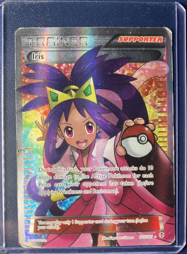 Trainer Iris 101/101 Black & White Plasma Blast FOIL Pokemon Card 2013. | eBay
