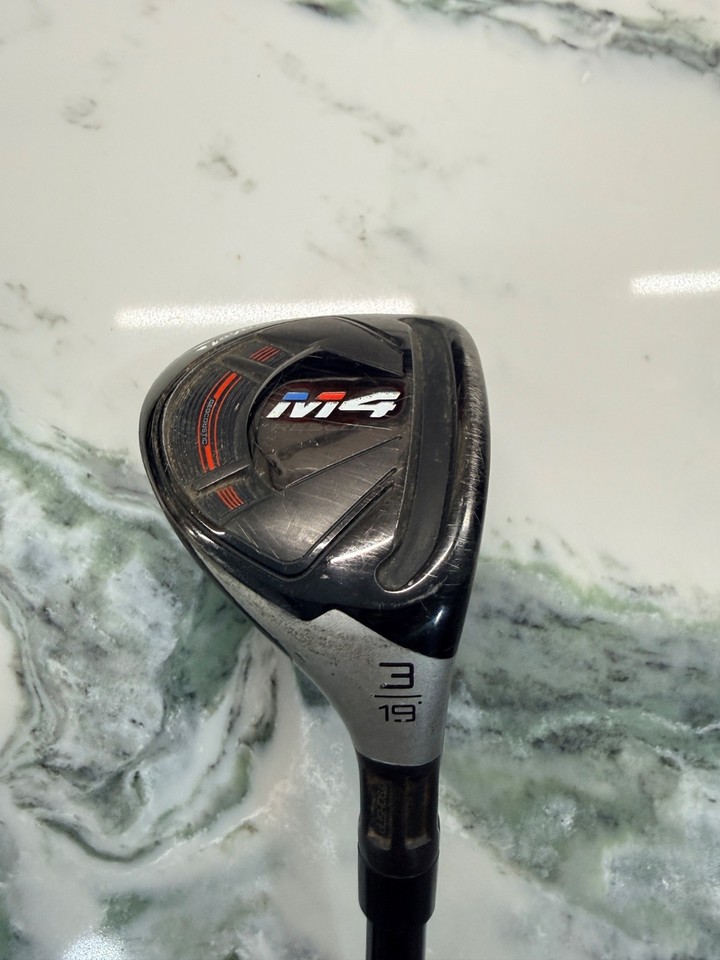 TaylorMade M4 3 hybrid 19° loft w/ Atmos Reg. Flex graphite shaft. | eBay