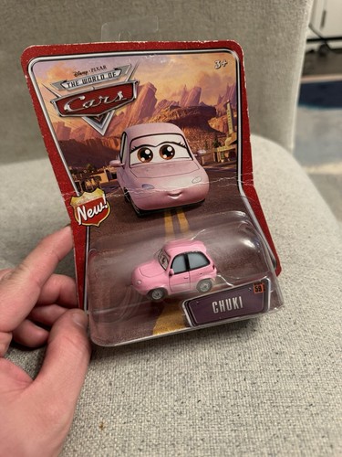 Disney Pixar Cars CHUKI #59 The World Of Cars Pink Compact Car 2008 NEW ...