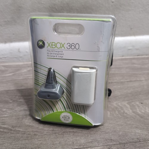NEW! Xbox 360 Play & Charge Kit Authentic OEM White Original SEALEd 882224035385| eBay