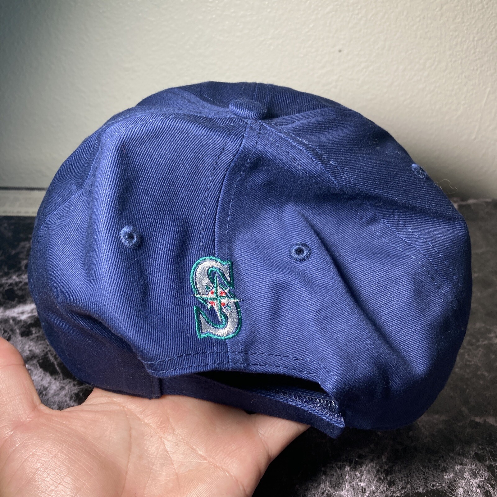 MLB Seattle Mariners Adjustable Strapback Hat Nike Script Spellout NWT ...