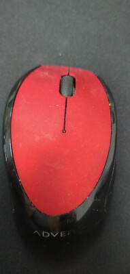 ADVENT AMWLRD15 Wireless Optical Mouse - Red & Black | eBay UK