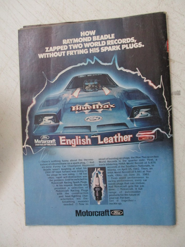 SUPER STOCK DRAG ILLUSTRATED MAGAZINE NOV 1982 DAVE KATHY RIOLO CALI ...