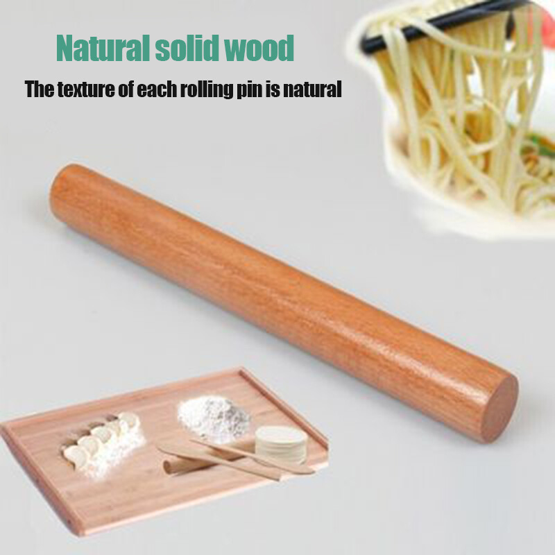 AU Wooden Rolling Pin Biscuit Cookie Cake Dough Roller Rod Kitchen ...