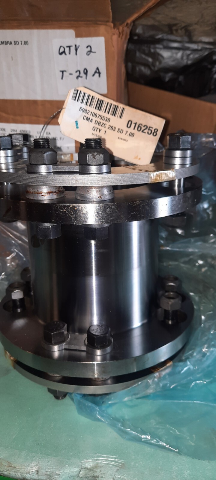 Surplus Flowserve Coupling PP-263-DBZ-C CMA DBZC 263 SD 7.00 NEW ...