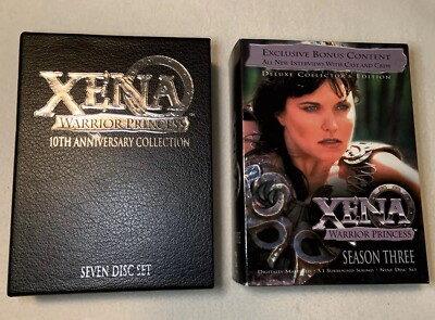 XENA Warrior Princess 10th Anniversary Collection DVD, 2005 7 Disc Set ...
