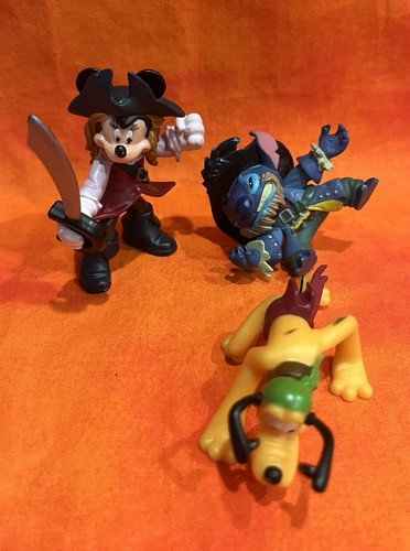Disney Pirates of the Caribbean Minnie Mouse, Stitch & Pluto Figures | eBay