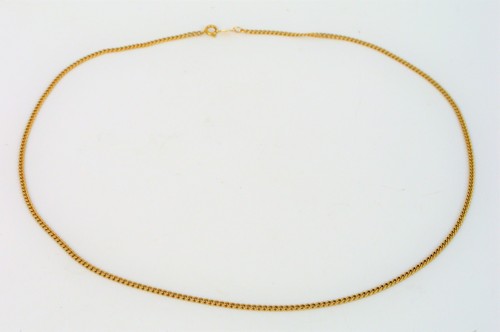 VINTAGE BEAUTIFUL 14K YELLOW GOLD NICE LINKS CHAIN NECKLACE 16" LONG 3 ...