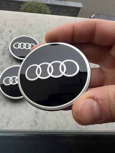 4x Centre De Roue Original Audi 61mm Cache Moyeu Jantes Alu 81A601170 A ...