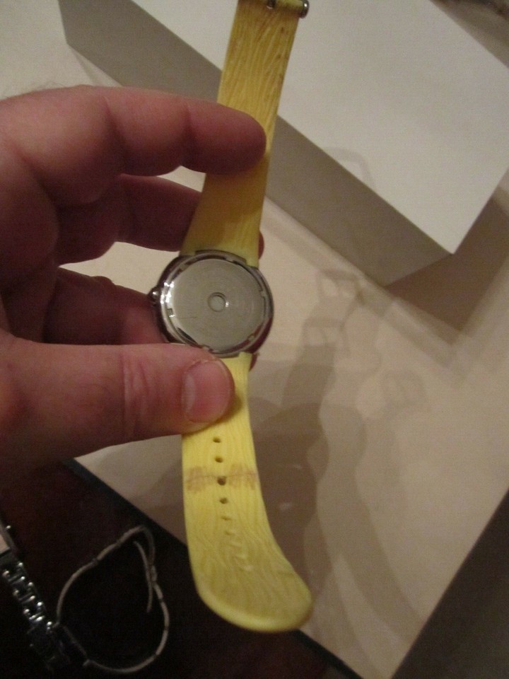 PHILIP STEIN FRUITZ WATCH YELLOW BAND AND FACE - BBA-38 | eBay