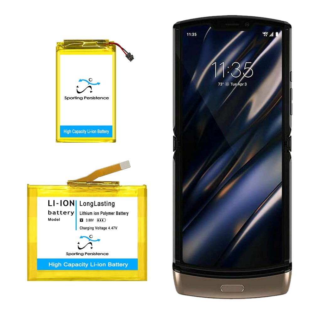 F Motorola razr 4G (2019) XT2000 Displaceable 1345mAh Main + 1365mAh ...