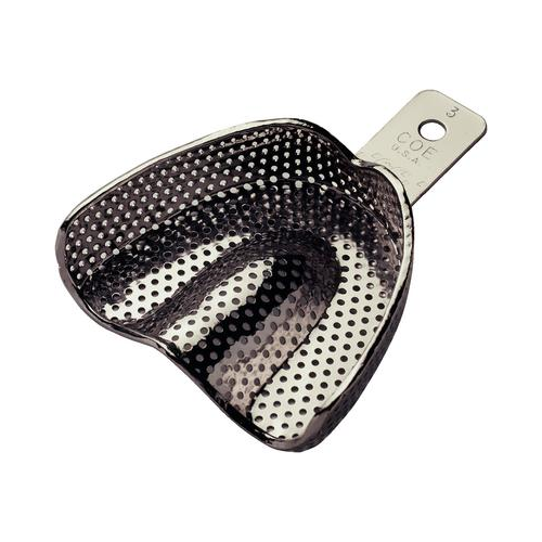 GC 260031 Coe Metal Impression Tray #3 Medium Large Upper Perforated ...