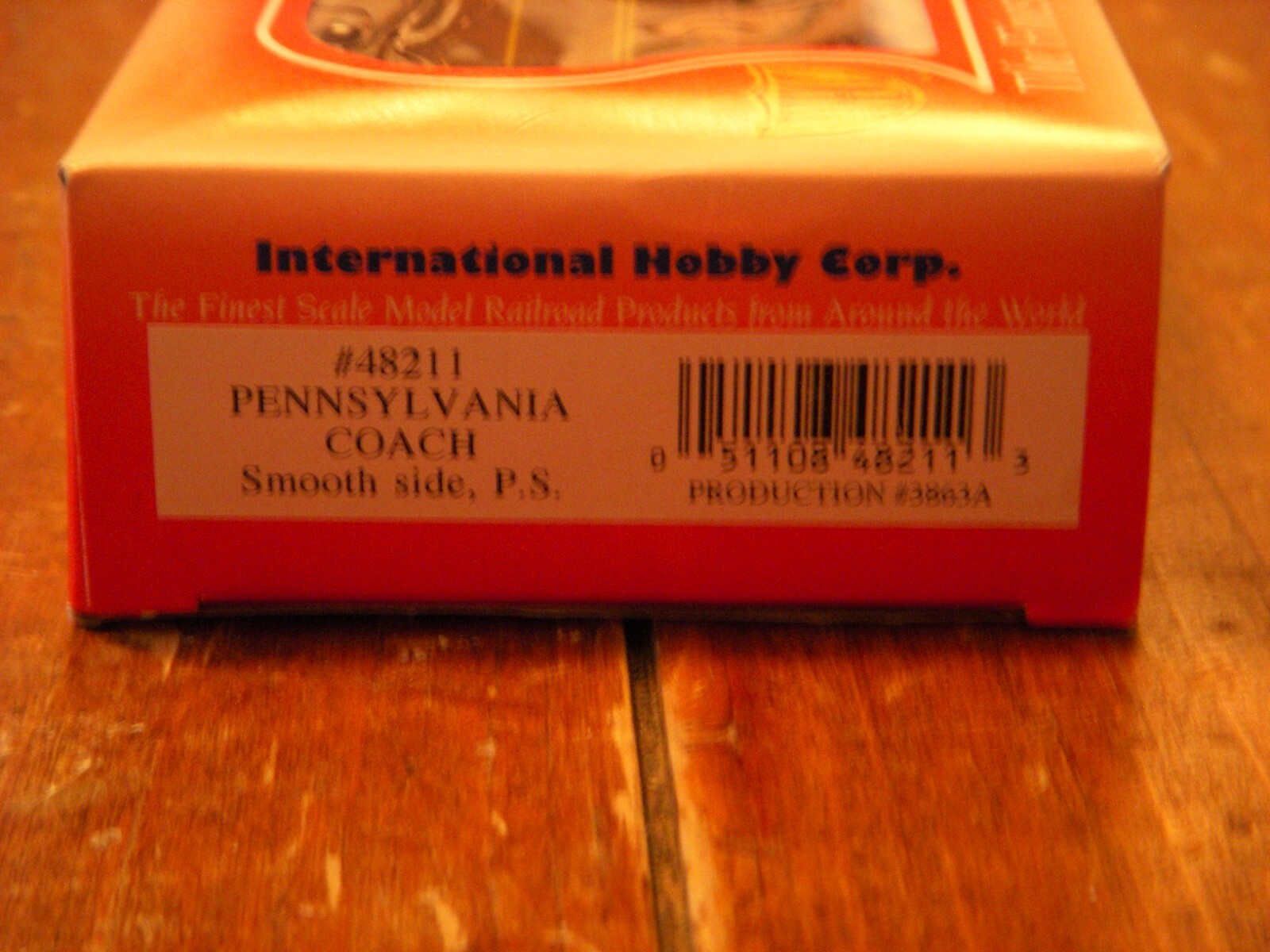 International Hobby Corp. IHC. #48211 Pennsylvania Coach. Smooth Side ...