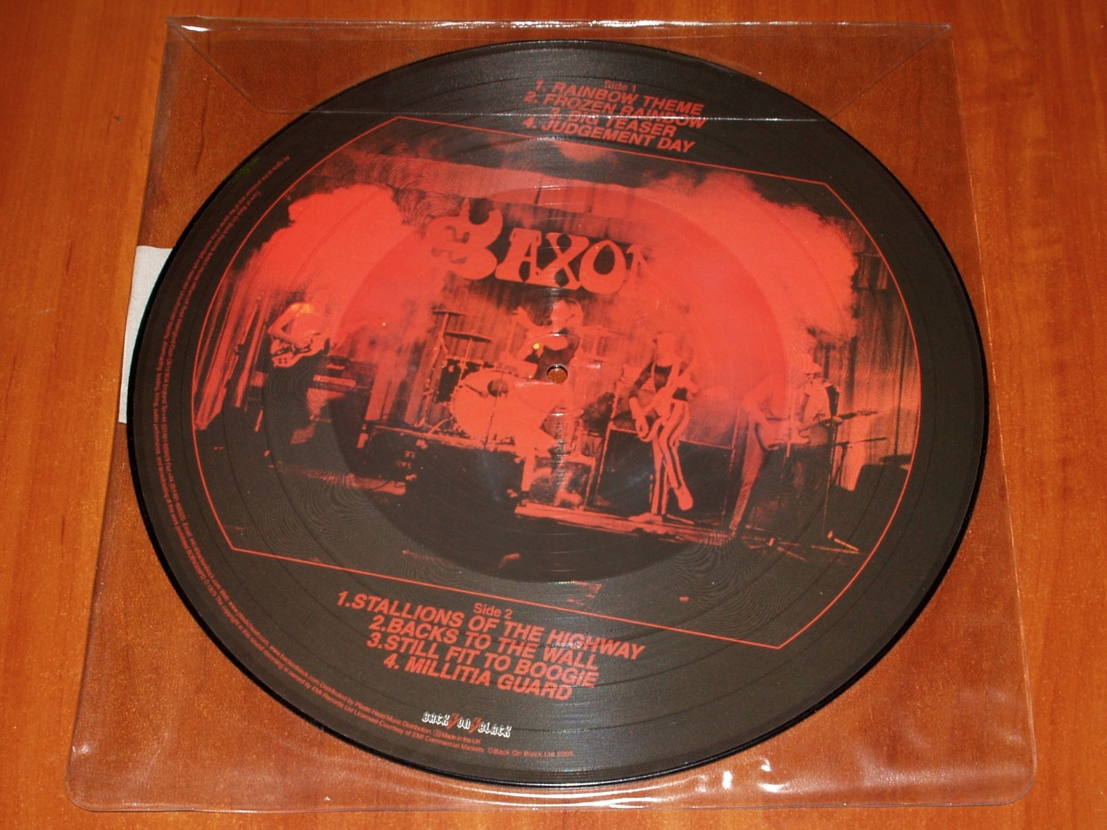 SAXON SELF TITLED 1st ALBUM LP PICTURE DISC *LIMITED* EDITION EU PRESS ...
