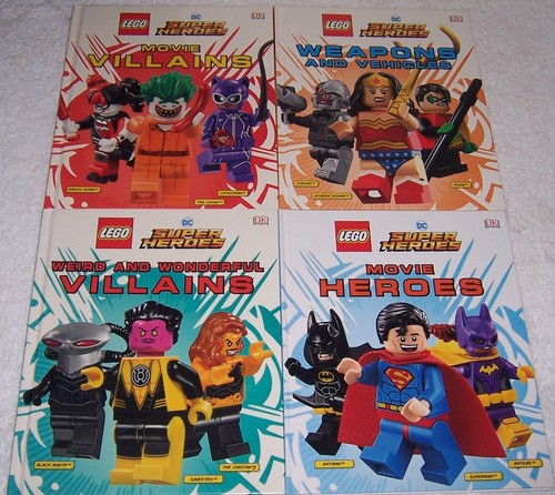 Lot of 4 Lego DC Super Heroes Books | eBay