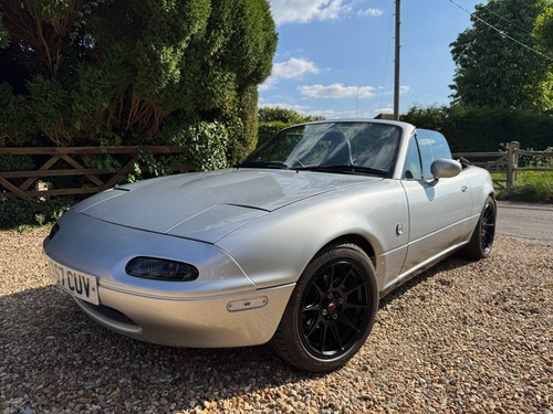 Mazda MX5 Mk1, 1991, 1.6, Silver, 12M MOT, Stainless Exhaust, SuperPro ...