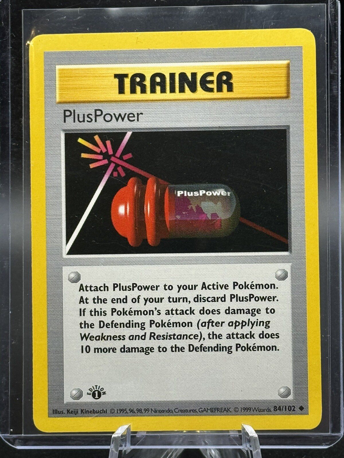 Pokemon TCG 1999 Base Set 1st Edition Trainer Scoop Up Pokemon Center ...