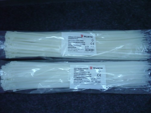 Colliers de serrage Rilsan Colson Nylon blanc WURTH 4,8mm x 360mm 2 ...